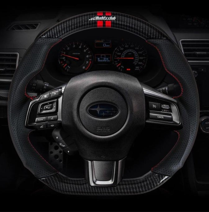 How a Carbon Fiber Steering Wheel Elevates Your WRX – JDMuscle