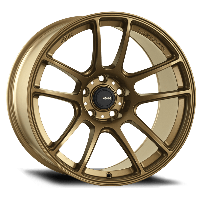 Konig Heliogram 19X8.5 5X114.3 ET42 Matte Bronze Knurled Bead Flow For ...