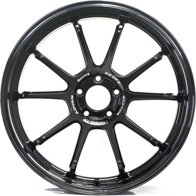 Advan RZ-DF2 19x10.0 +25 5x114.3 Racing Titanium Black Wheel – JDMuscle