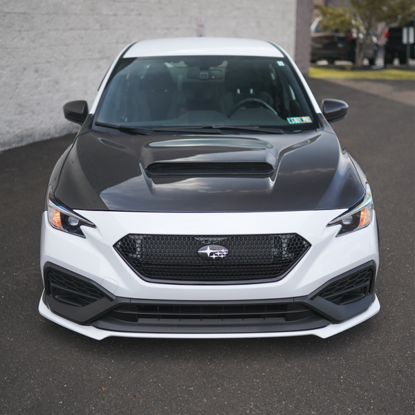 JDMuscle 2022-23 WRX Carbon Fiber Hood OEM Style 2 PC | JDMuscle