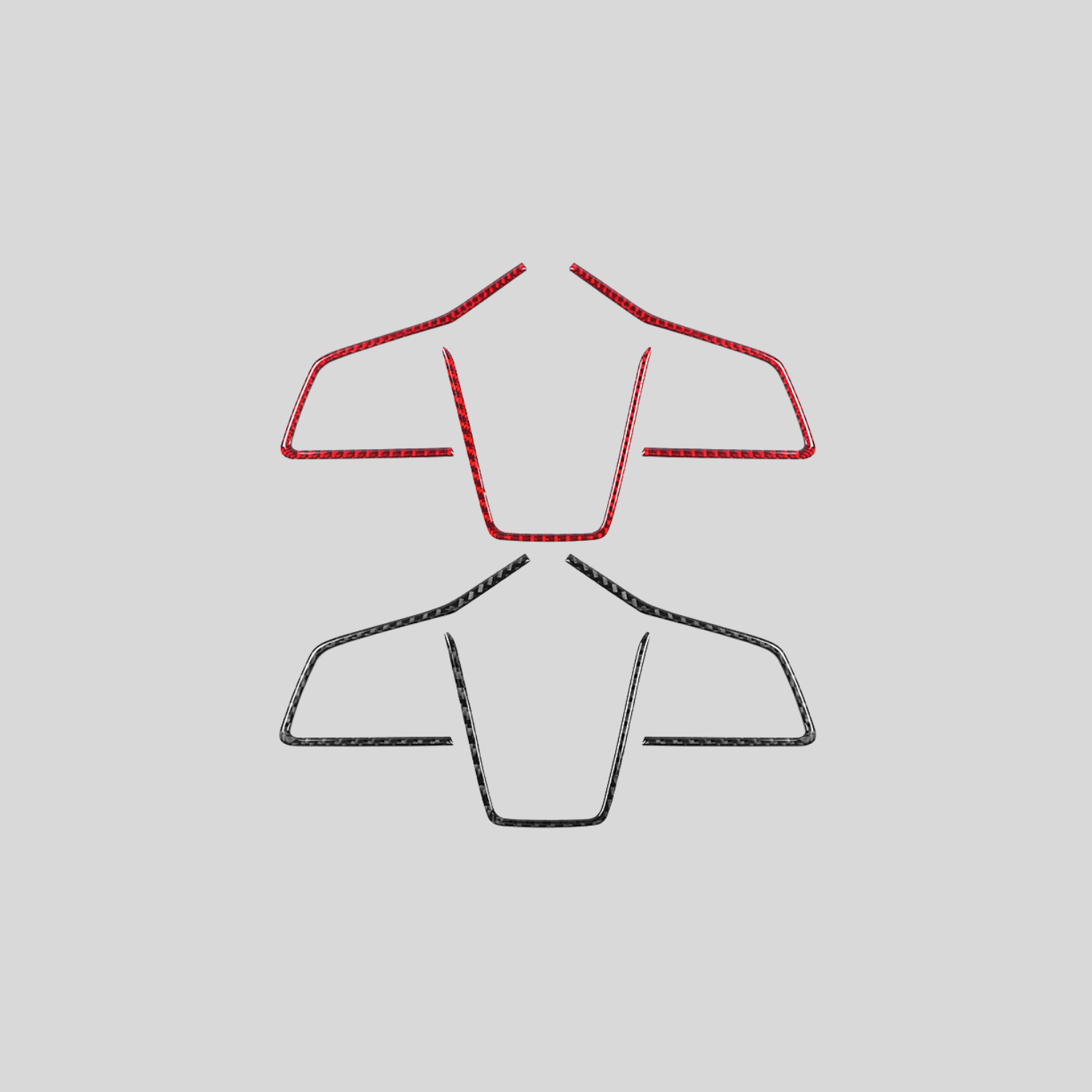 JDMuscle [22-25 WRX] P&S Series Carbon Fiber Steering Wheel Trim Cover