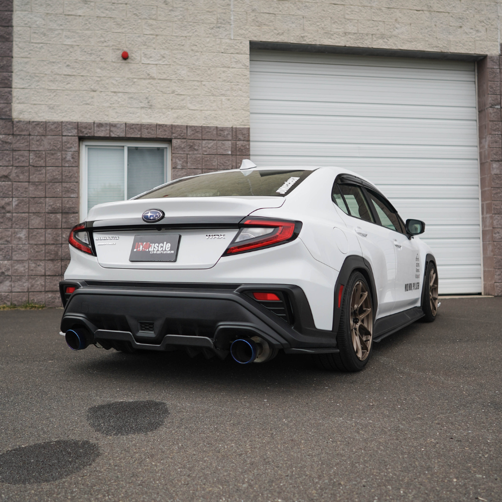 JDMuscle [22-25 WRX] V1 Carbon Fiber Rear Diffuser