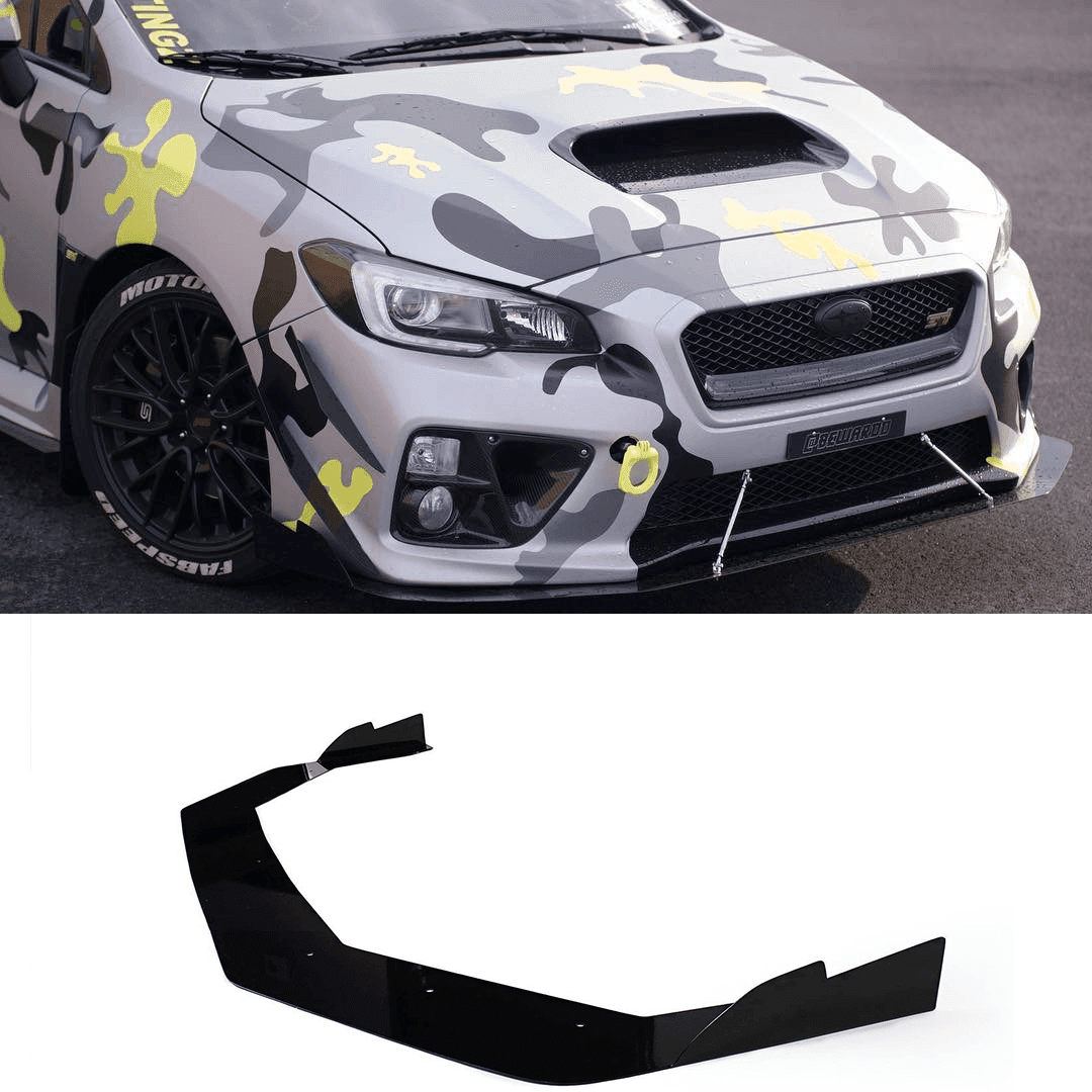 AeroflowDynamics [15-21 WRX/STI] Front Splitter V3 – JDMuscle