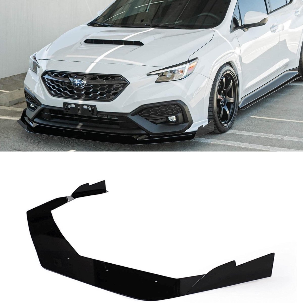 AeroflowDynamics [22-26 WRX] Front Splitter V3 – JDMuscle