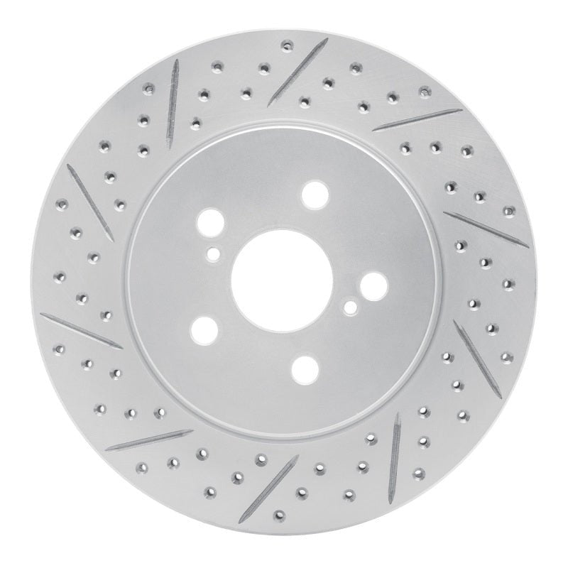 DFC Geoperformance Front Left Drilled & Slotted Rotor for Toyota Prius ...