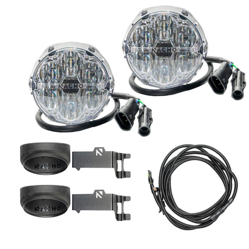 Nacho Lighting Toyota Nacho SAE Only Plug & Play Fog Light Kit - White ...