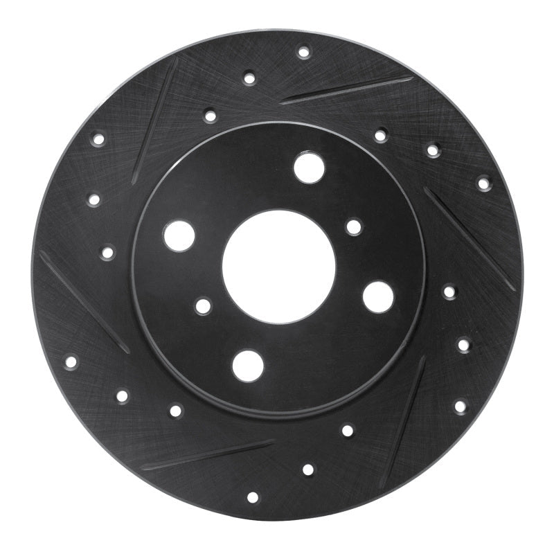 R1 Concepts Toyota Tercel Front Left Drilled & Slotted Brake Rotor (Pa ...