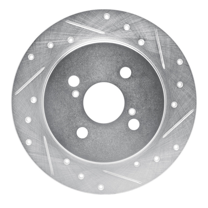R1 Concepts Toyota Yaris Rear Right Drilled & Slotted Brake Rotor (201 ...