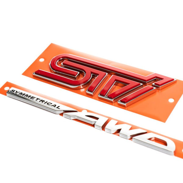 Subaru OEM 2022 WRX JDM Driver Side Trunk Emblem Kit (STI / AWD) | 930 ...