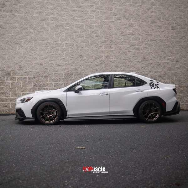JDMuscle 2022-24 WRX Carbon Fiber Rear Spats OE+ Style | JDMuscle