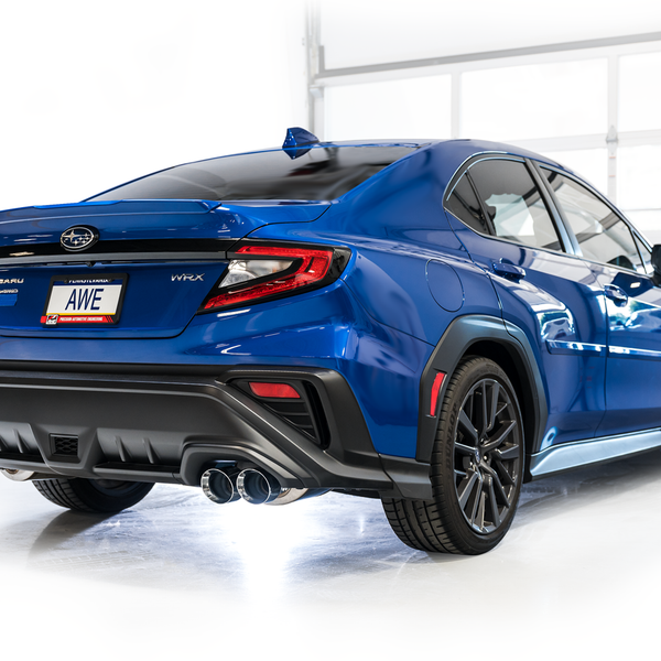 AWE Tuning 22+ VB WRX Track Edition Catback Exhaust - Chrome Silver Ti ...