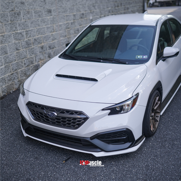 JDMuscle 2022-23 WRX Front Lip - OE+ Style Paint Matched / Gloss Black ...
