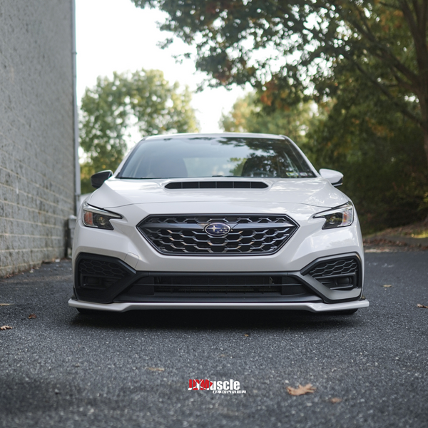 JDMuscle 2022-23 WRX Front Lip - OE+ Style Paint Matched / Gloss Black ...