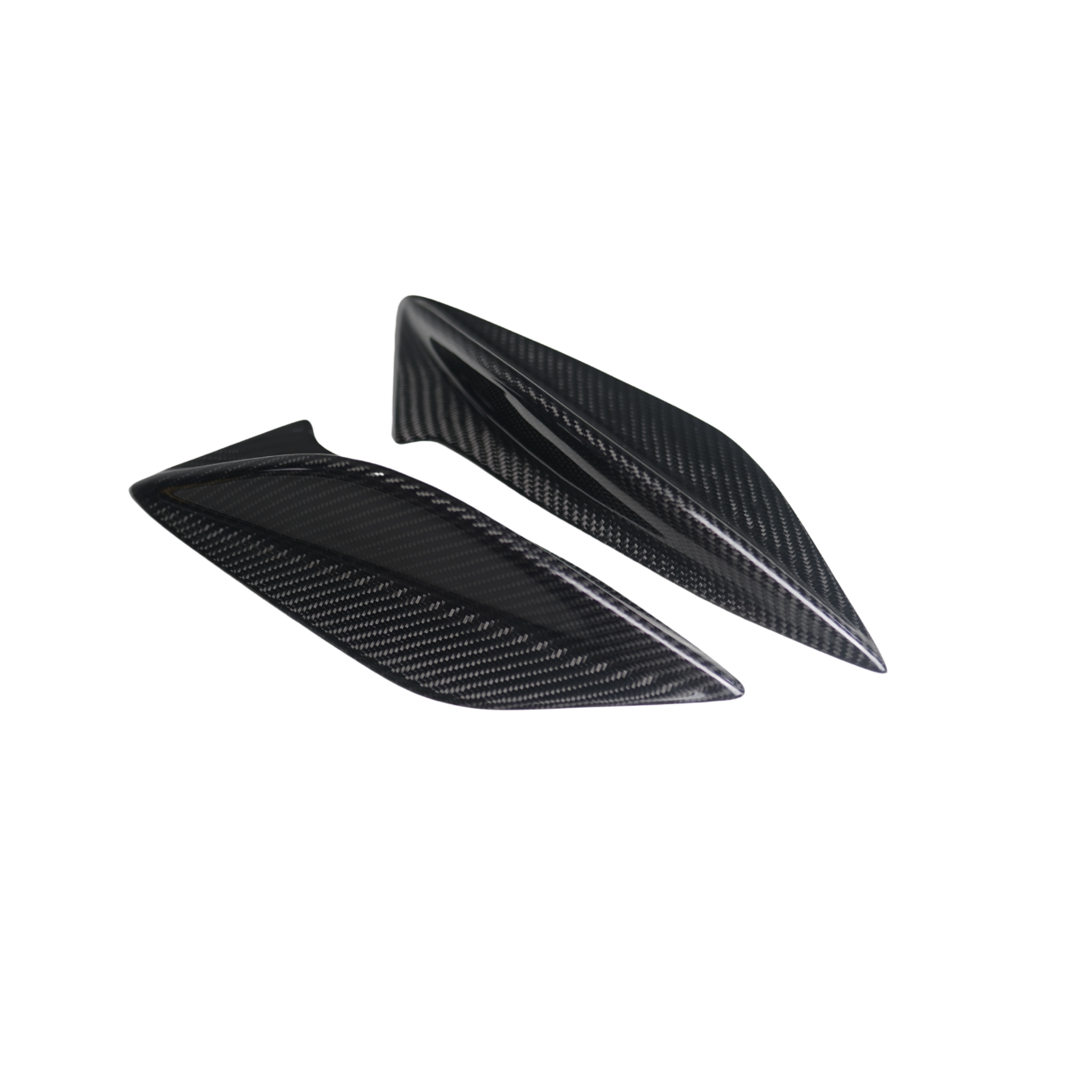 JDMuscle Carbon Fiber Spoiler Fin for 15-21 Subaru STI OEM Spoiler