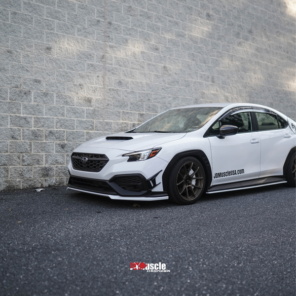 JDMuscle 2022-23 WRX Canards V2 - Paint Matched / Gloss Black / ABS ...