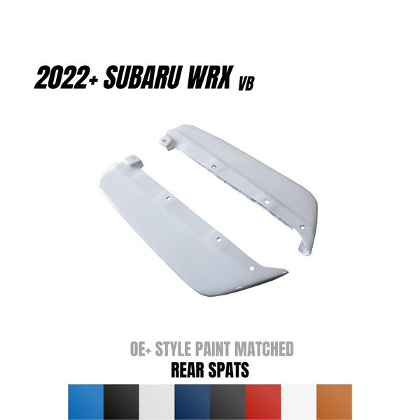 JDMuscle 2022-23 WRX Rear Spats - OE+ Style ABS / Paint Matched / Glos ...