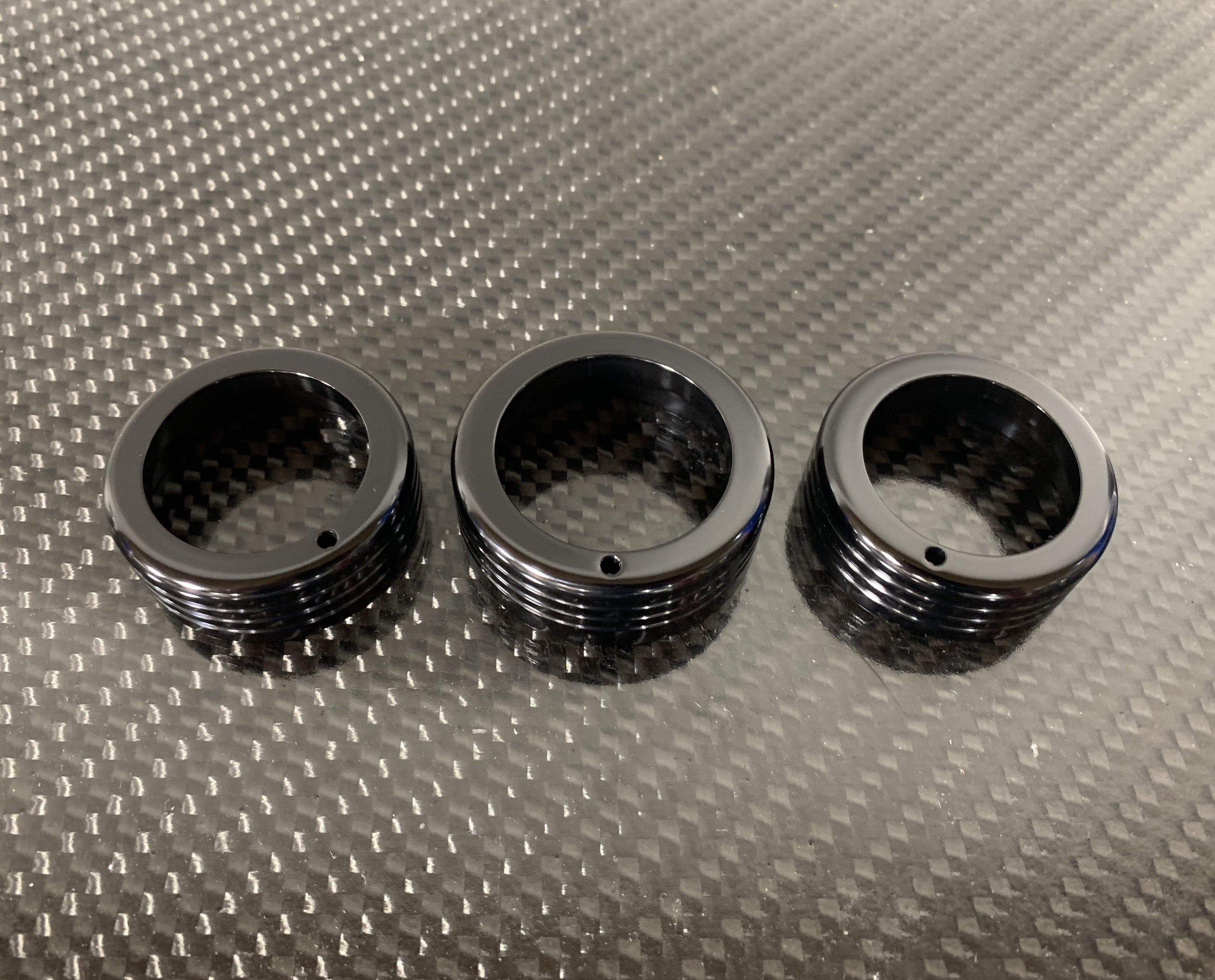 Billetworkz [08-14 WRX/STI] Climate Control Knobs Black | BW-CC-KNOB-G ...