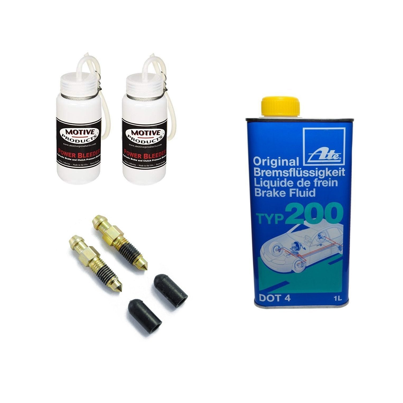 Brake Bleeding Kit w/ Speed Bleeders Subaru 2002-2003 WRX – JDMuscle