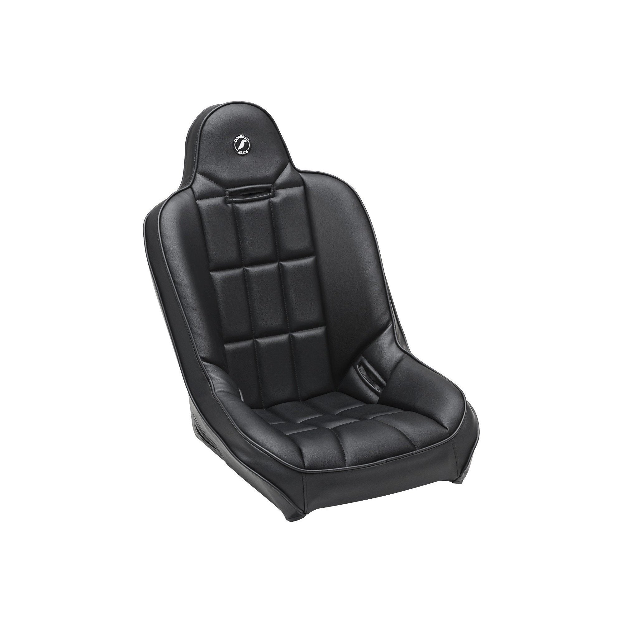 Corbeau Baja SS Seat Black Vinyl / Red Cloth - Universal – JDMuscle