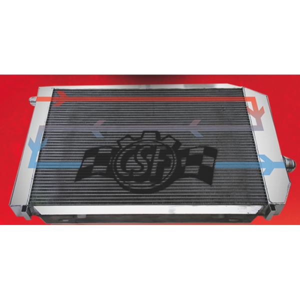 CSF Universal Triple Pass Dual Core Radiator w/AN Fittings | JDMuscle
