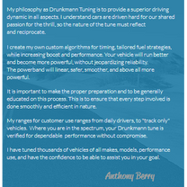 Dmann Custom Tuning for the Subaru WRX - JDMuscle