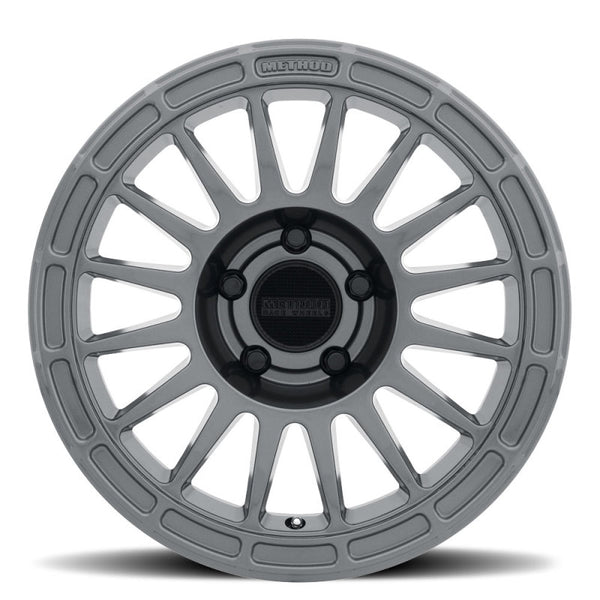 Method MR314 17x7.5 +25mm Offset 5x120 70.1mm CB Gloss Titanium Wheel ...