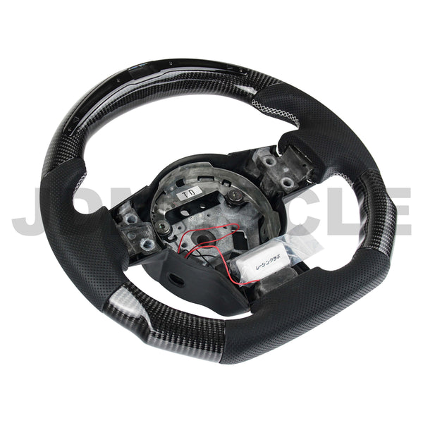JDMuscle LED Performance Carbon Fiber Steering Wheel for Nissan 350z ...