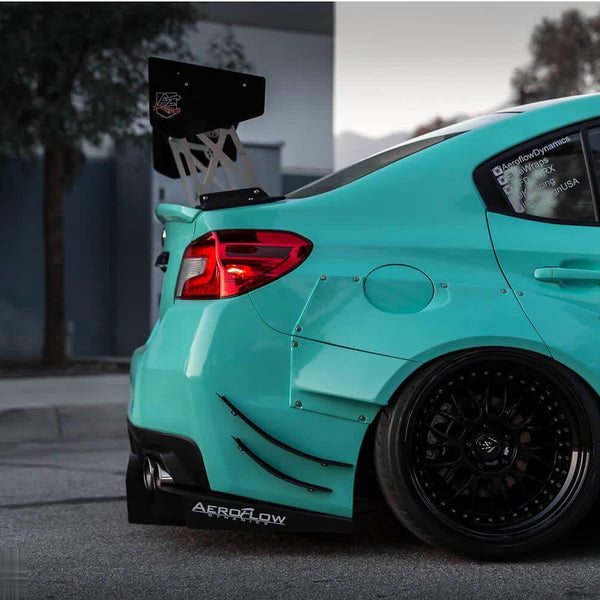 AeroFlowDynamics 15-21 WRX / STI Rear Bumper Canards V1 | JDMuscle