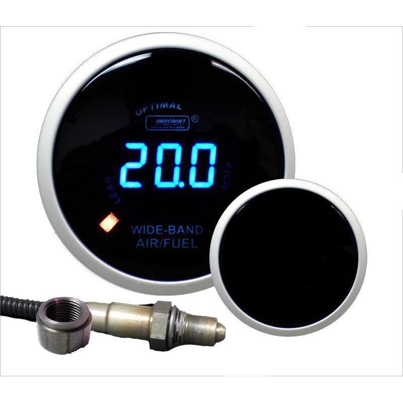 Prosport Wideband Digital Air Fuel Ratio Gauge Kit - Blue - Universal ...