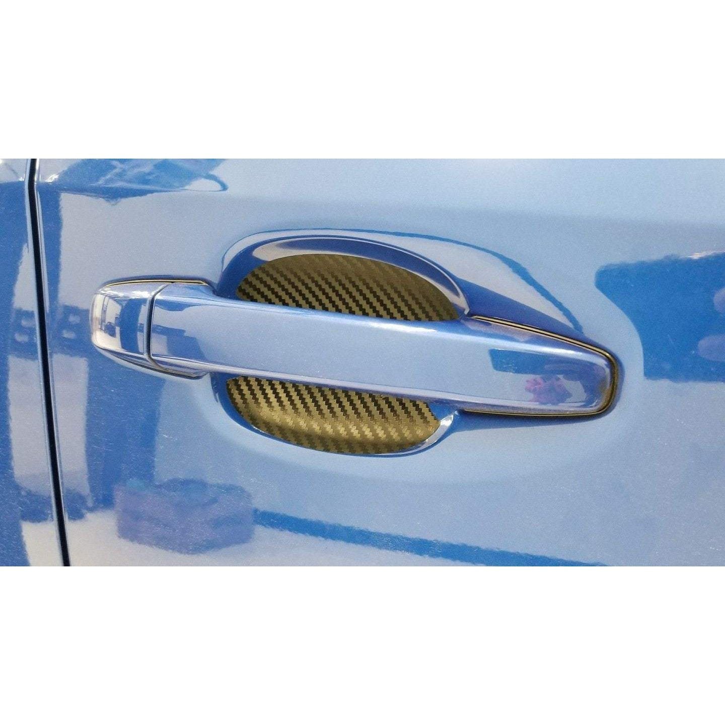 StickerFab [15-21 WRX/STI] 3D Carbon Fiber Vinyl Door Cup Protectors ...